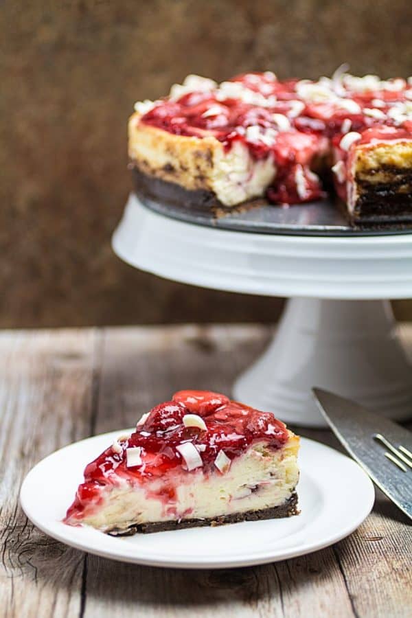 Easy White Chocolate Strawberry Cheesecake + 8 Tips For The Perfect ...