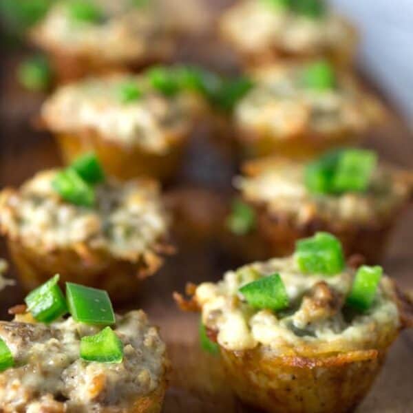 Jalapeno Popper Hash Brown Bites • Dishing Delish