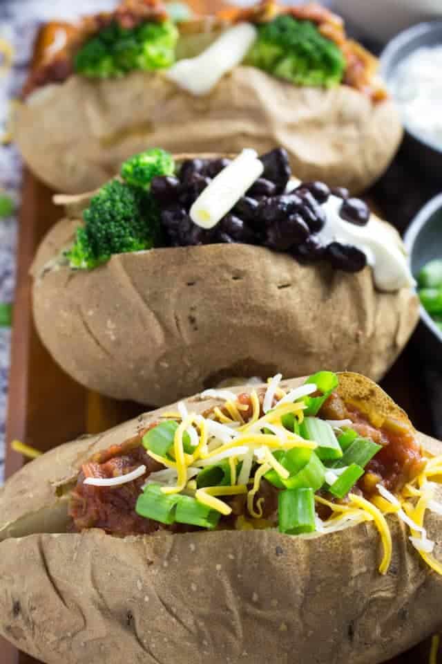 Baked Potato Bar Ideas - Entertaining On A Budget! • Dishing Delish