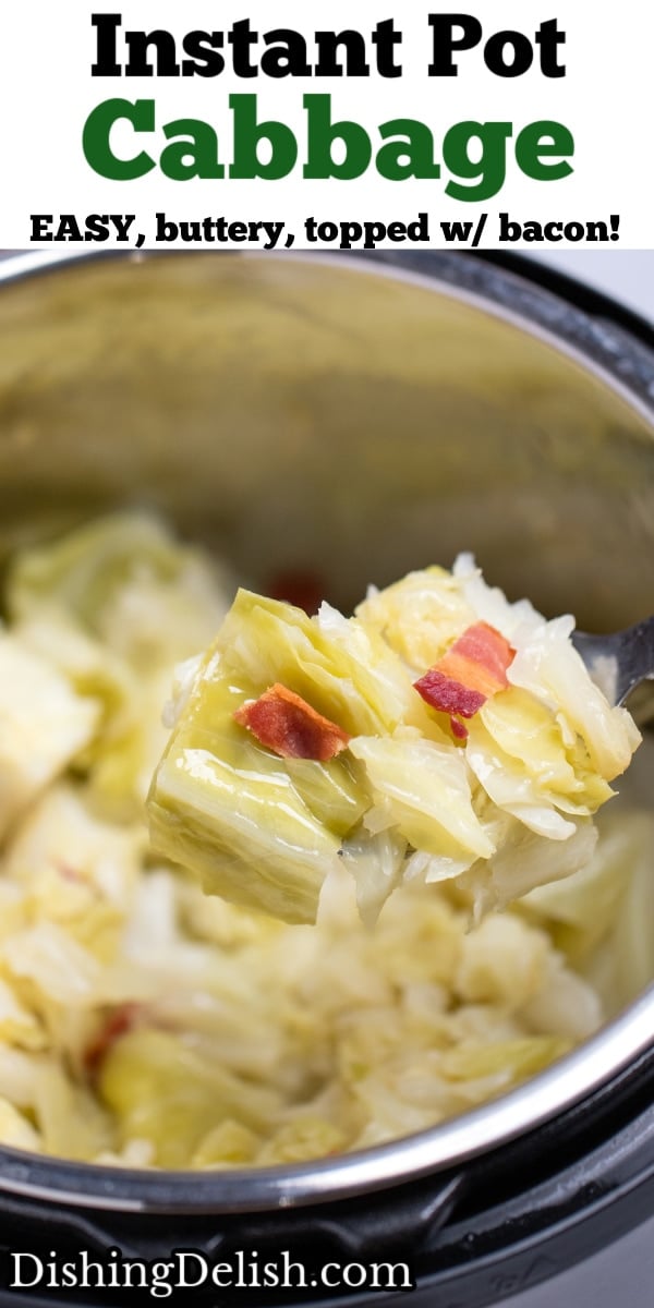Instant Pot Cabbage • Dishing Delish