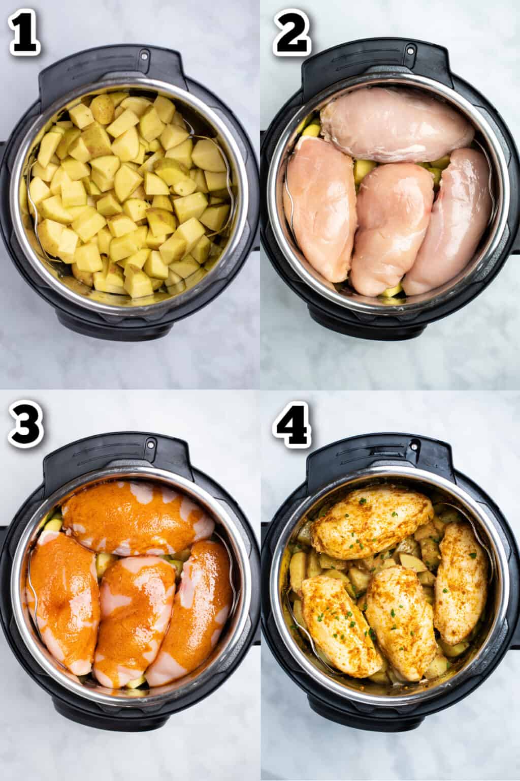 Instant Pot Chicken and Potatoes • Dishing Delish