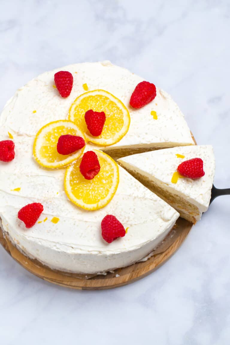 Gluten Free Lemon Cake • Dishing Delish