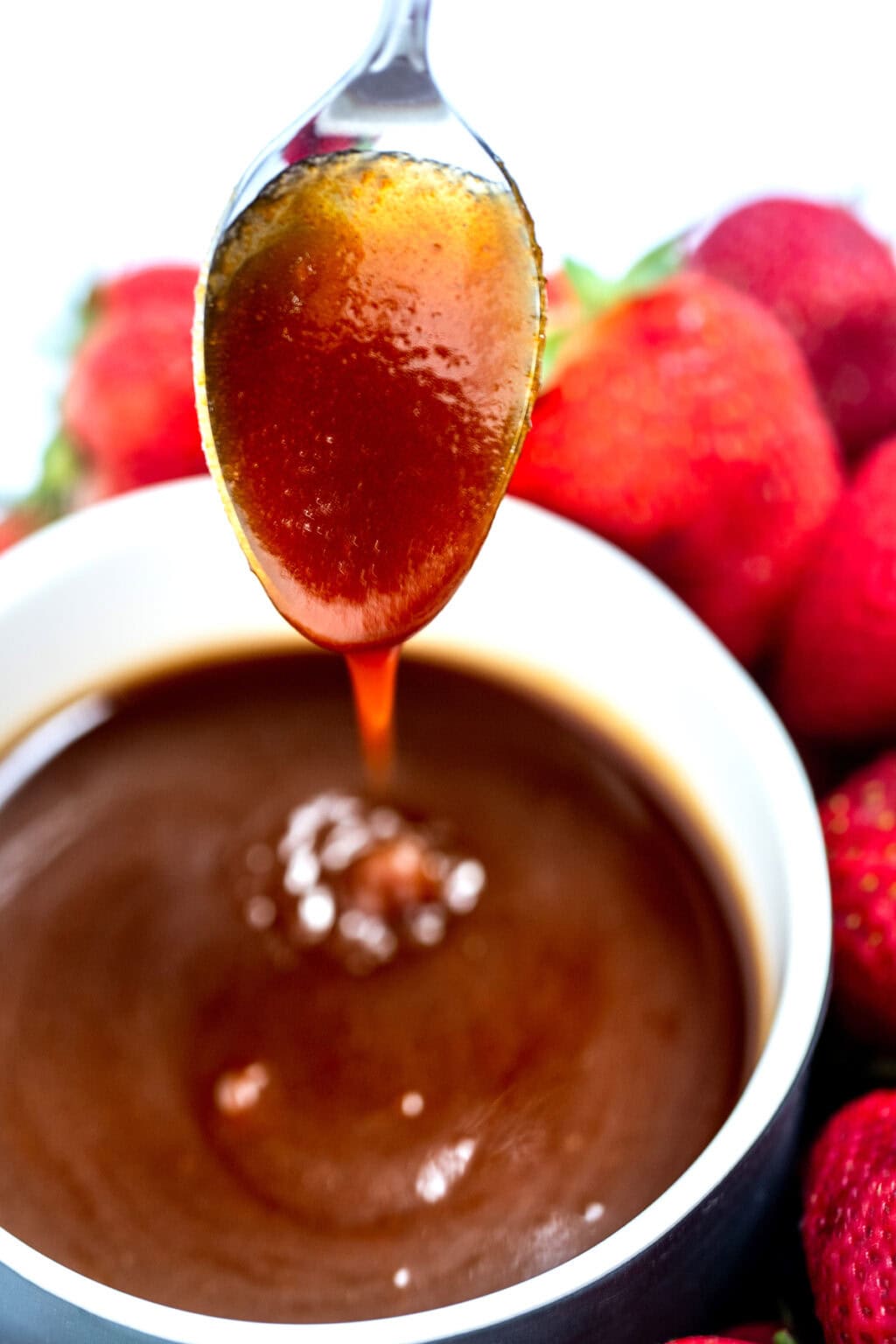 Homemade Caramel Sauce • Dishing Delish