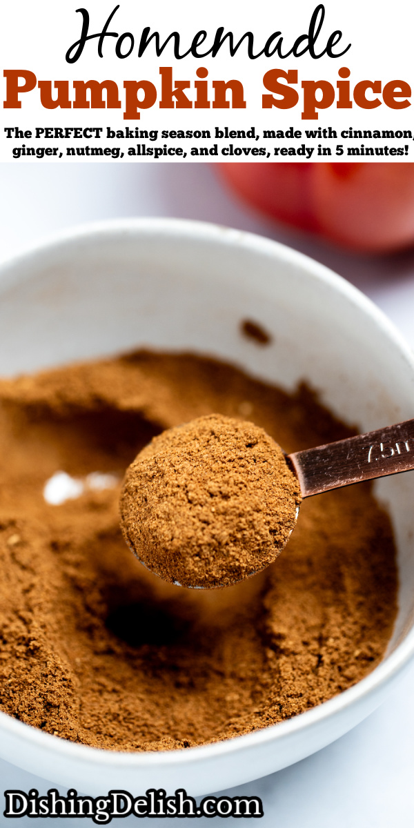 Homemade Pumpkin Pie Spice • Dishing Delish