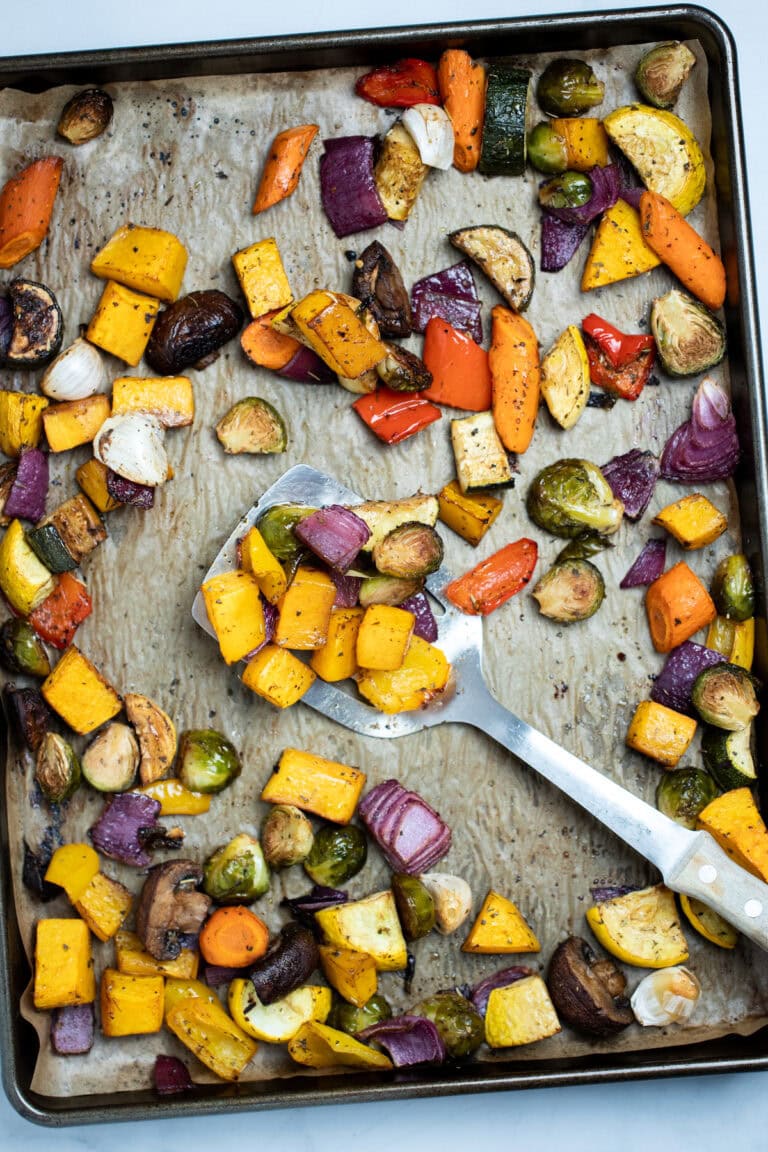 Oven Roasted Vegetables • Dishing Delish