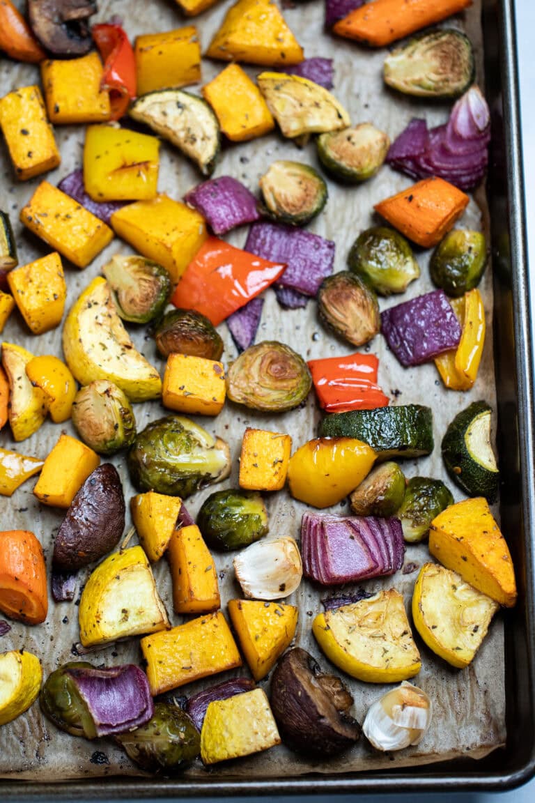 Oven Roasted Vegetables • Dishing Delish