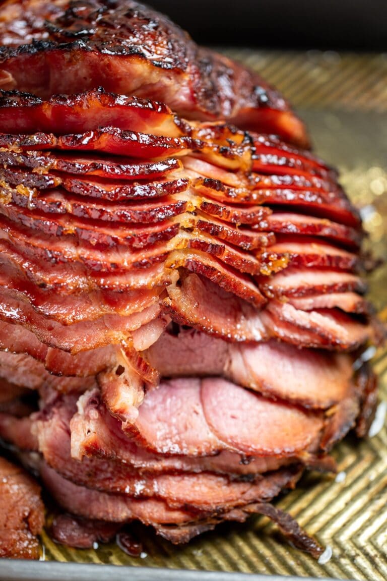 Slow Cooker Spiral Ham • Dishing Delish